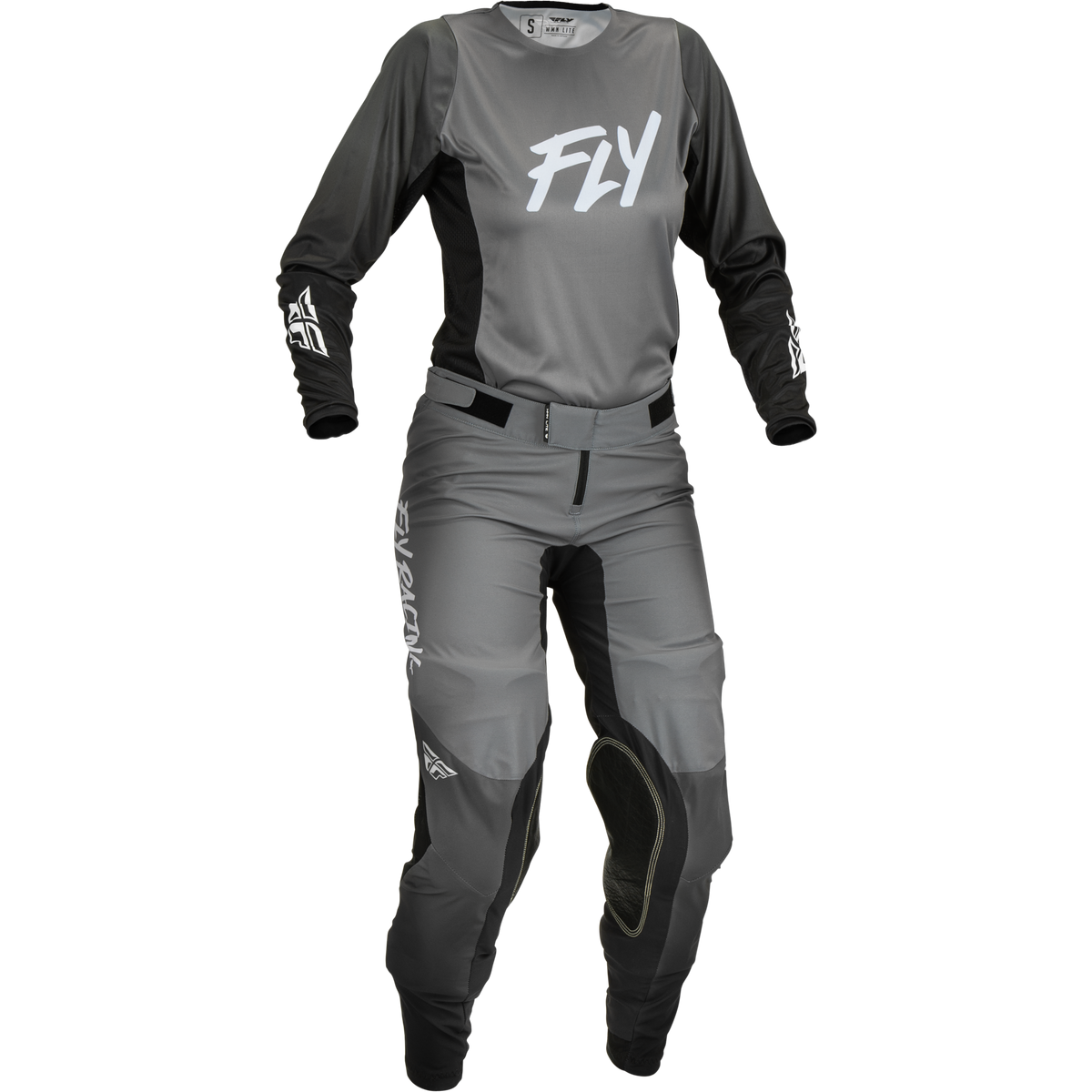 2023 Fly Racing Women's Lite Grey/Black Gear Combo — BentLever.com
